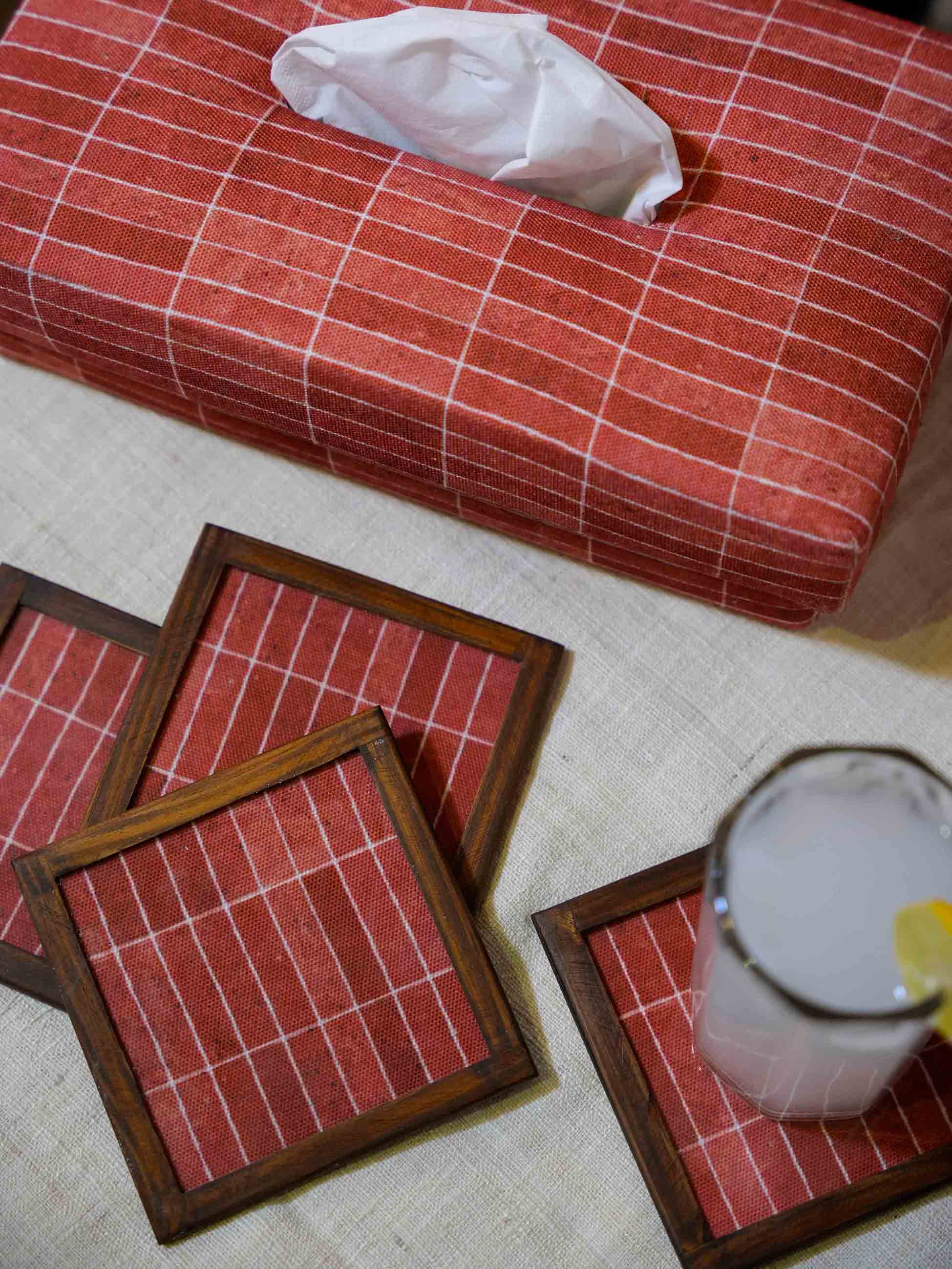 Matching Tissue Box and Coaster Sets – Home Yarn
